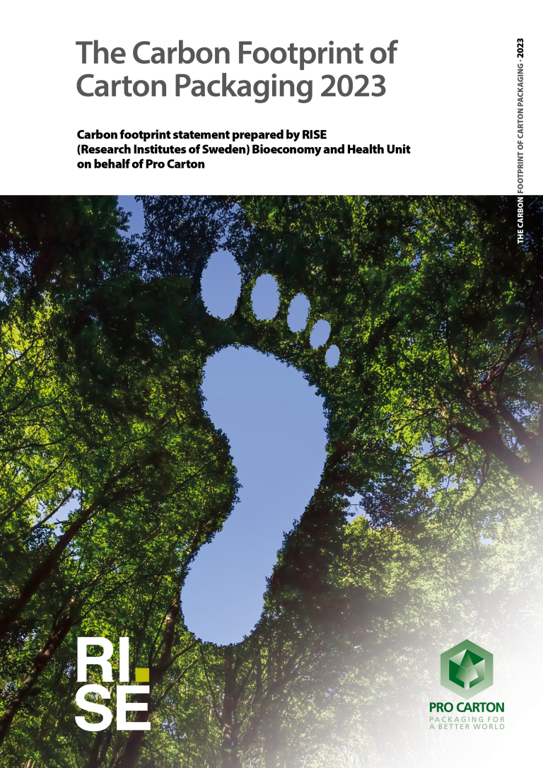 Pro Carton "Carbon Footprint of Carton Packaging 2023" - Pro Carton
