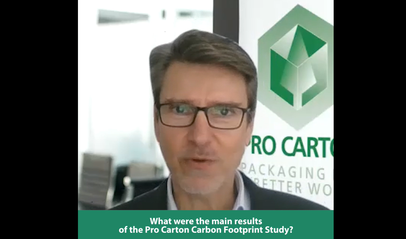 Horst Bittermann introduction to the Carbon Footprint of Carton Packaging 2023 Study - Pro Carton