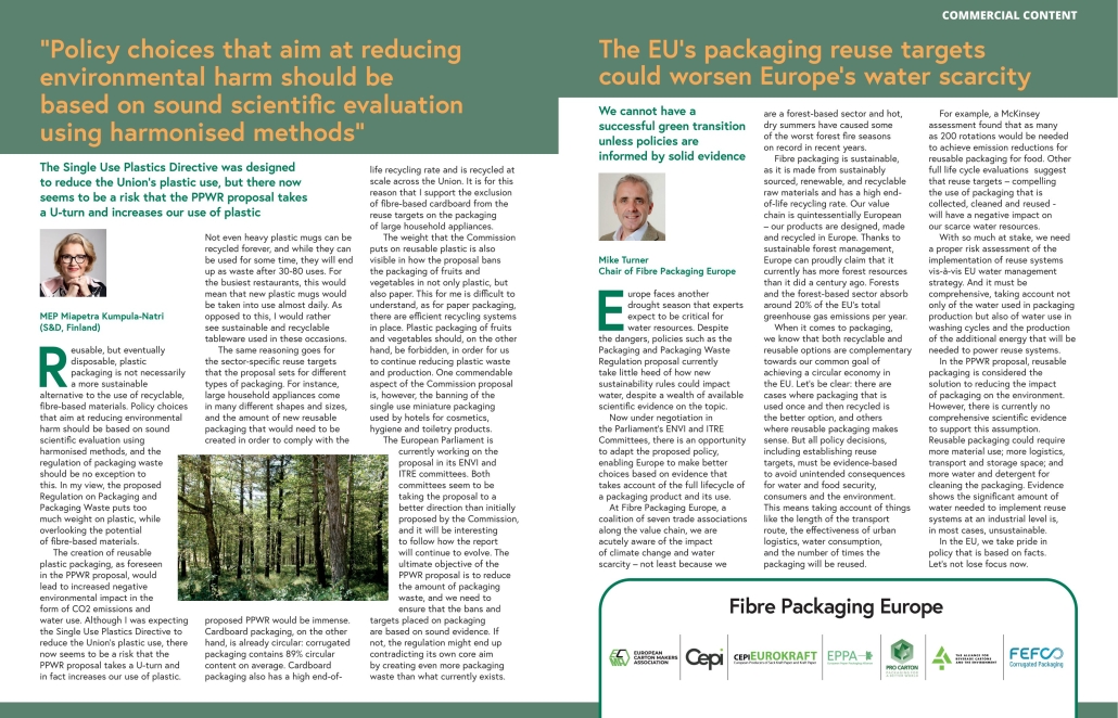 Fibre Packaging Europe - opinion-editorial in 'The Parliament' Magazine ...