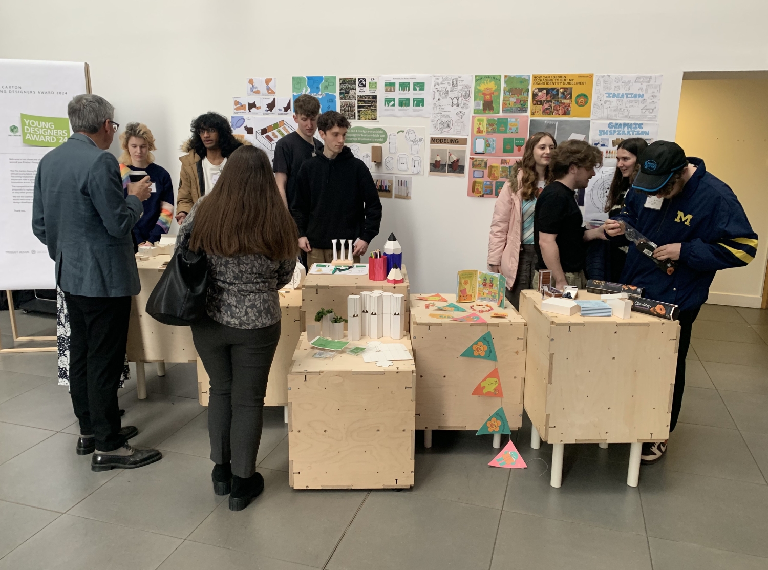 Students from Leeds Beckett University (UK) display their PCYDA 2024 ...